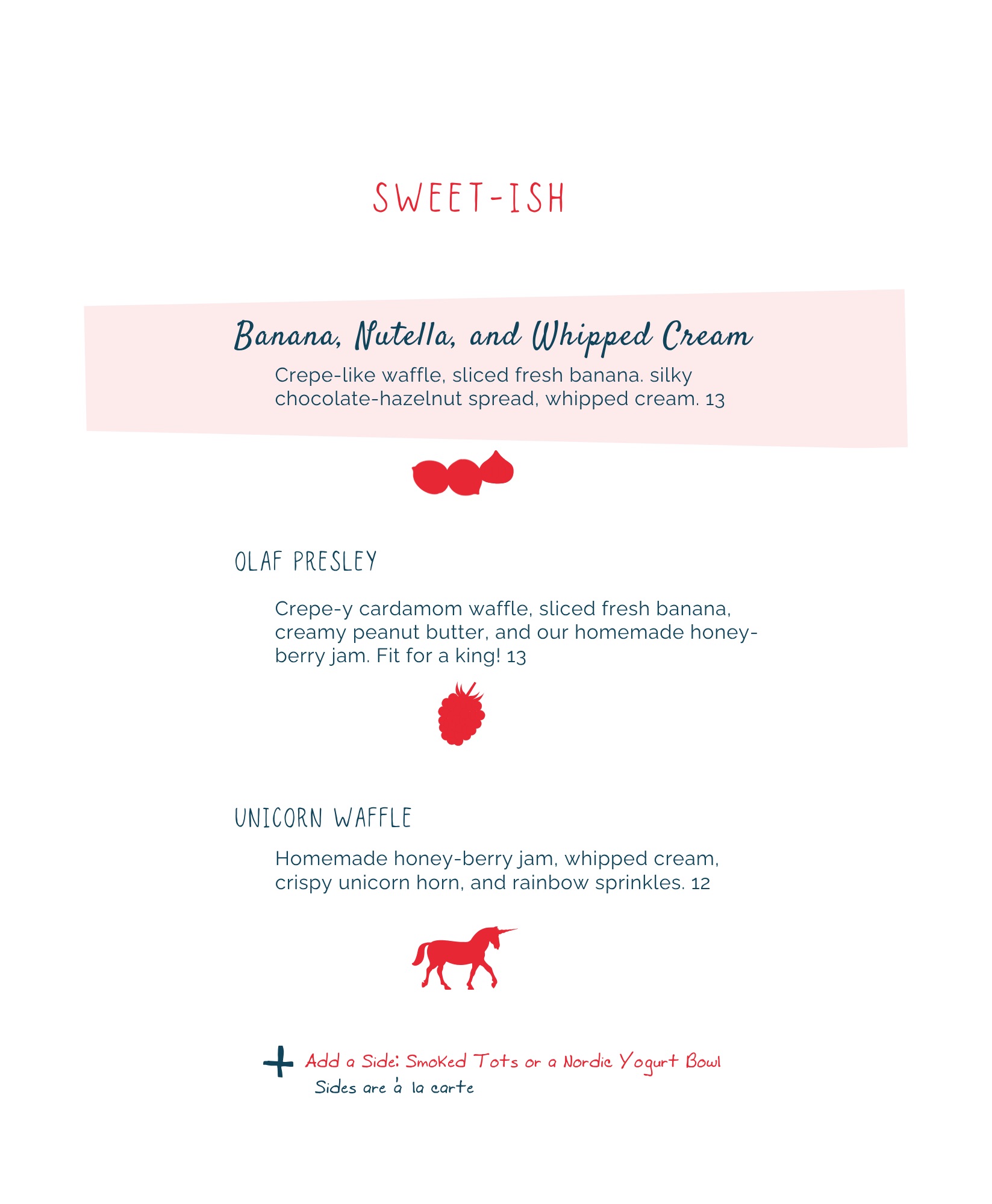 Menus - Pheasant Restaurant & Lounge